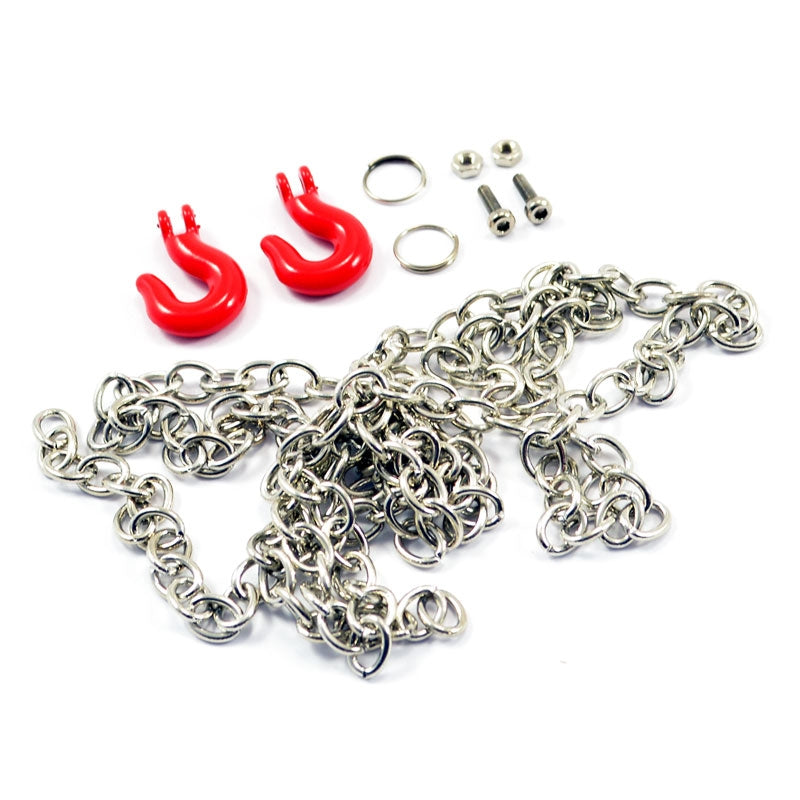 Fatsrax FAST2321R Metal Hook & Steel Chain Set 800mm — Herts RC Models