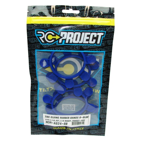 RC Project RCPJ-A024-RB Tyre Gluing Bands - Blue — Herts RC Models