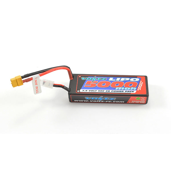 Voltz VZ0317XT60 5000mah 2S 7.4V 50C Hard Case Stick Battery Pack XT60 ...