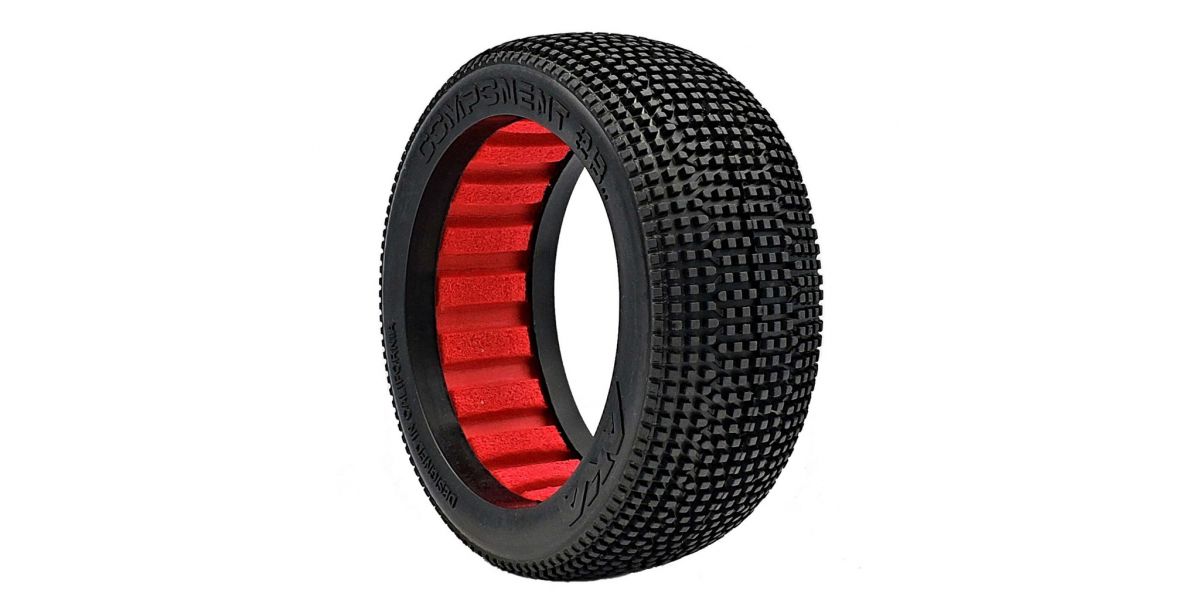 AKA 14032XR Component 2AB Soft Longwear Tyre and Insert 1/8th Buggy ...