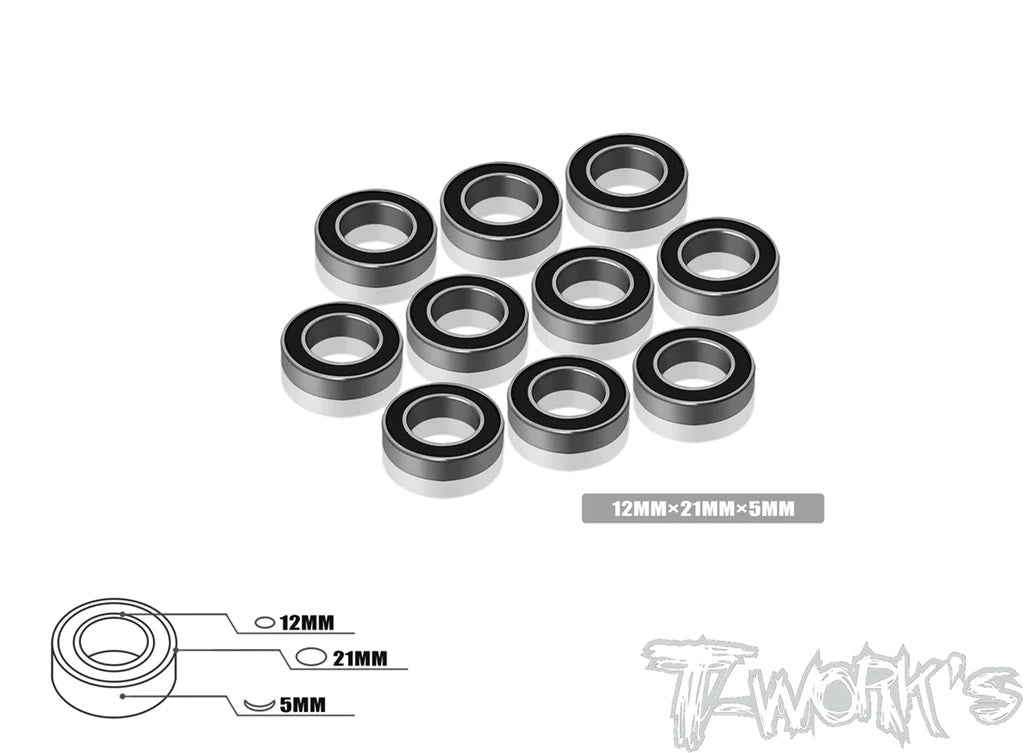Tworks BB-12215-10 Bearing 12x21x5mm - 10pcs — Herts RC Models