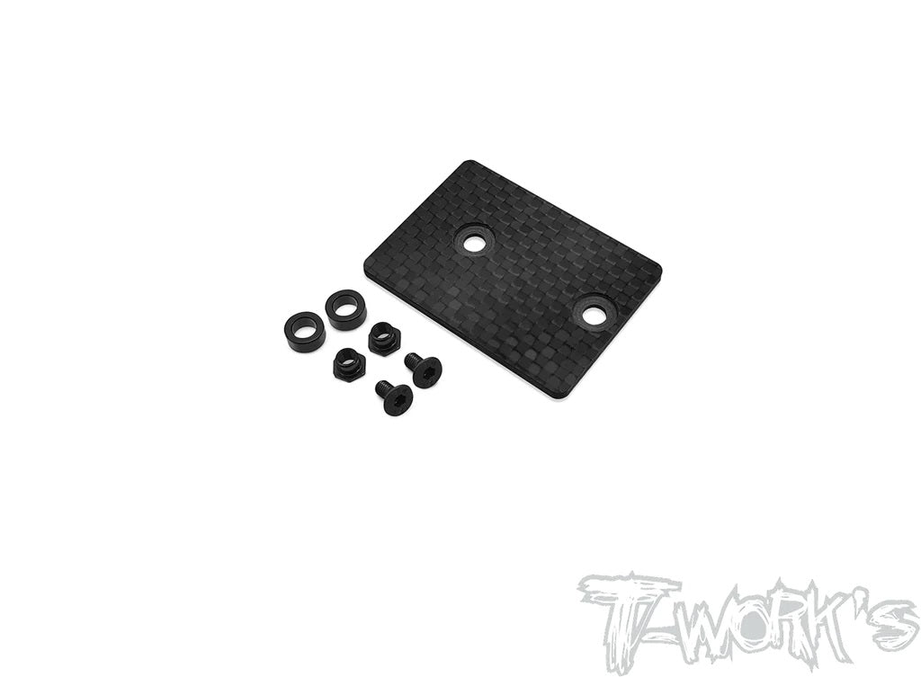 Tworks TE-240-I Graphite Electronics Mounting Plate for Kyosho Optima ...