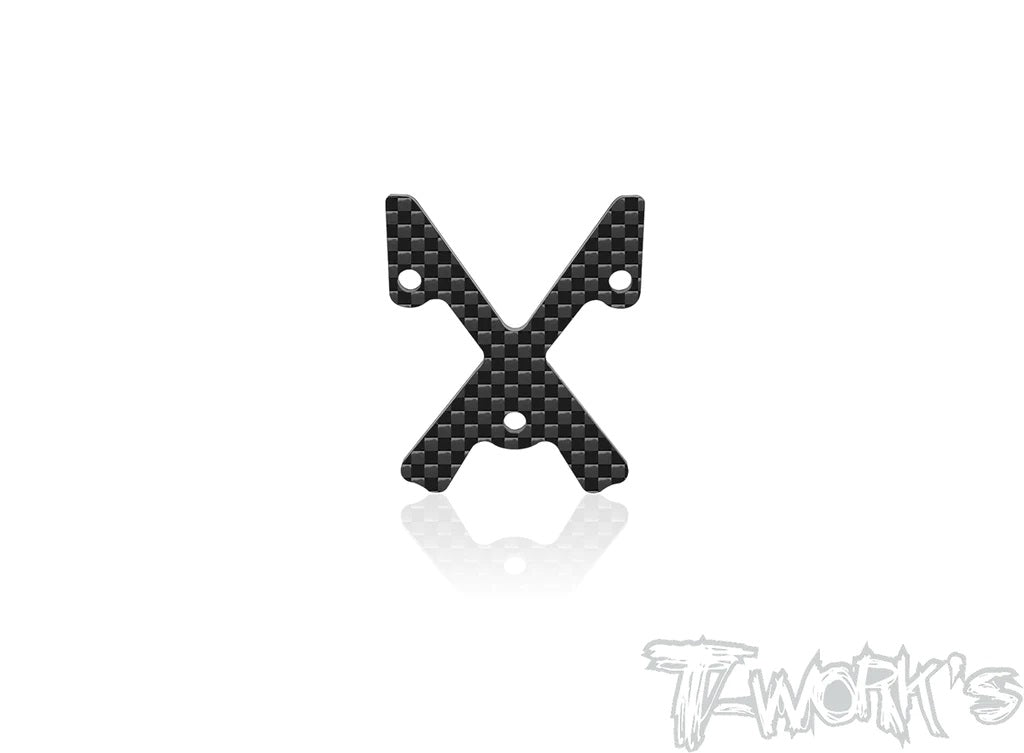 Tworks TO-318-A2 Graphite Rear Flowability Wing Mount Plate For Mugen ...