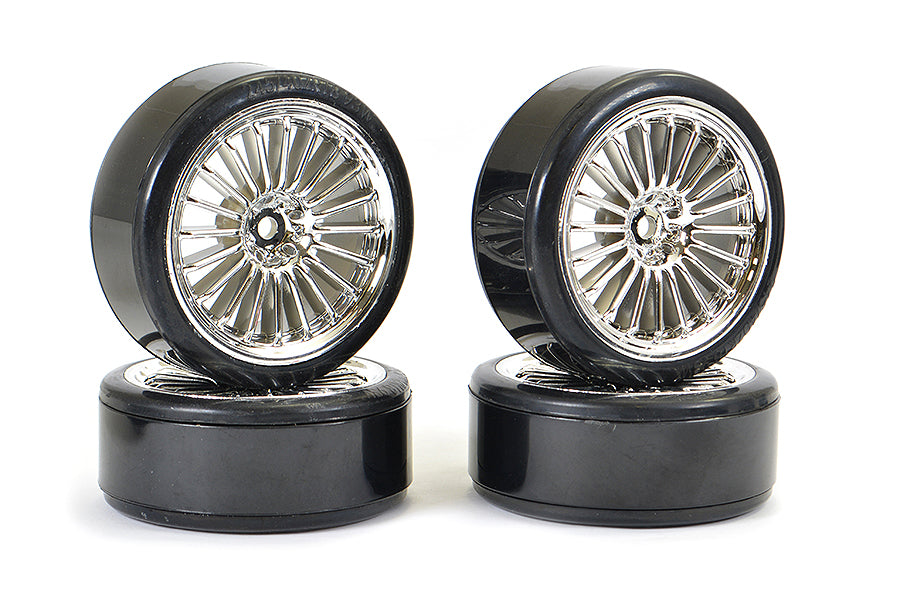 Fastrax FAST0091C 1/10th On Road Street Wheel/Drift Tyres 20 Spoke ...