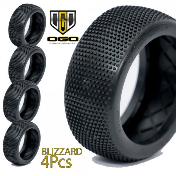 OGO Blizzard Super Soft 1/8th Buggy Tyre Only - Set of 4 OGO-2108-BSS ...