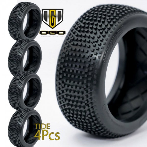 OGO Tide Super Soft 1/8th Buggy Tyre Only - Set of 4 OGO-2308-BSS ...