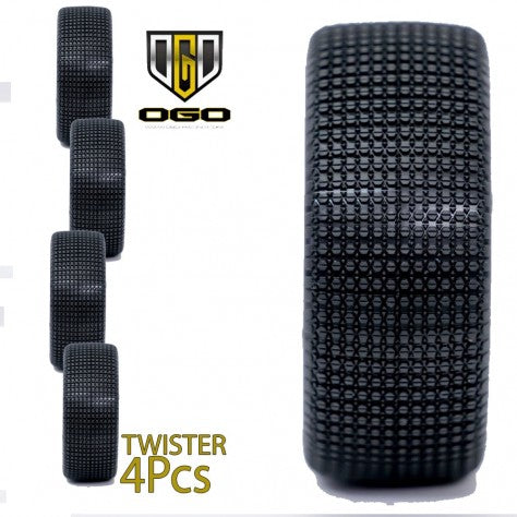 OGO Twister Ultra Soft 1/8th Buggy Tyre Only - Set of 4 OGO-1510-BUS ...
